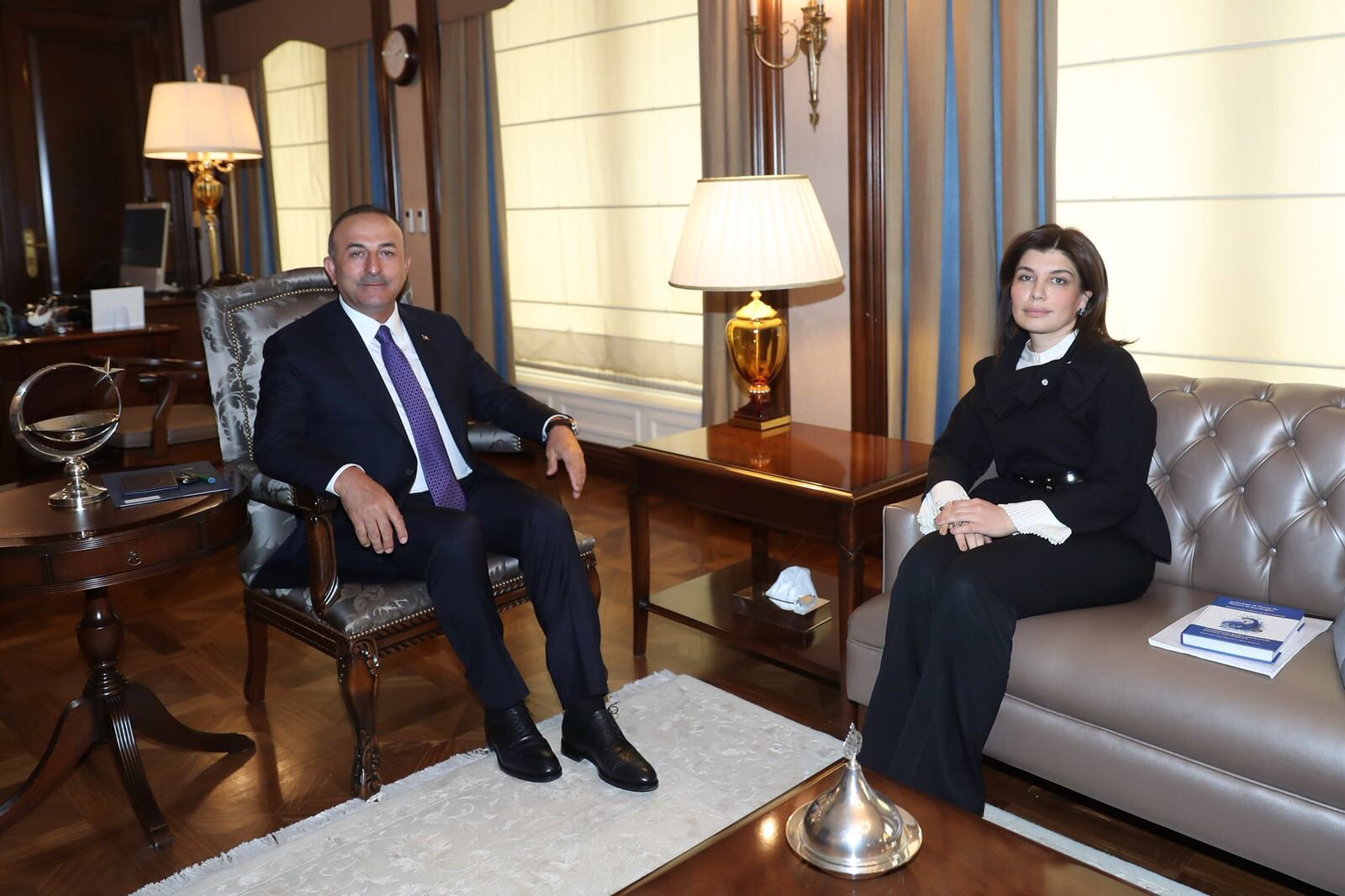 Foreign Minister Mevlüt Çavuşoğlu met with Günay Efendiyeva, the ... Foreign Minister Mevlüt Çavuşoğlu met with Günay Efendiyeva, the ...