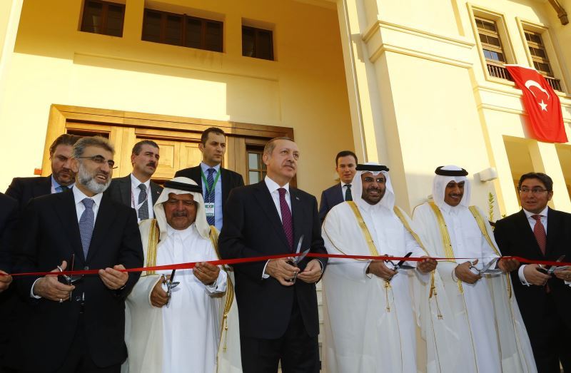 The new building of Turkish Embassy in Doha was opened with the ...