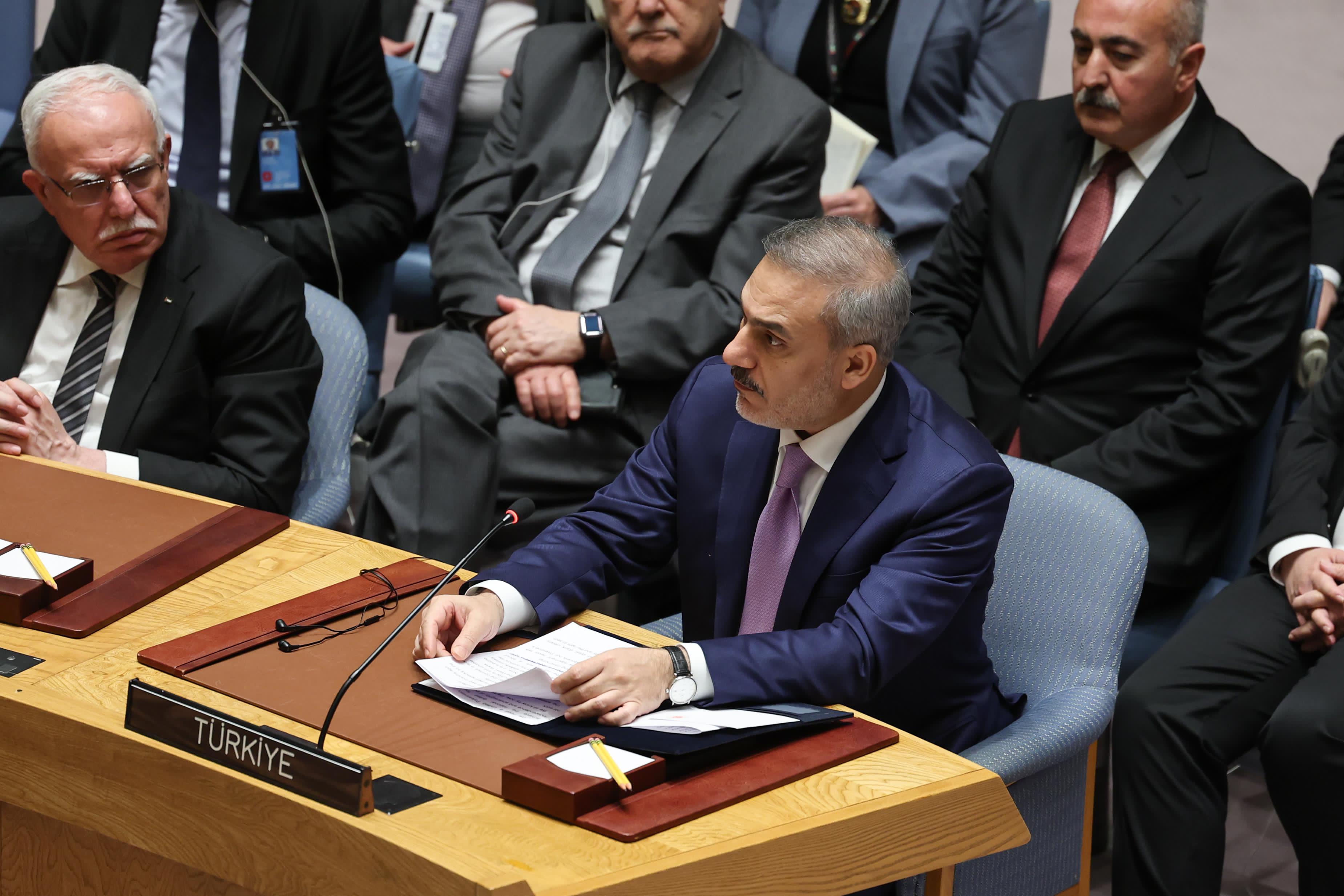 The participation of Minister of Foreign Affairs Hakan Fidan in the UN ...