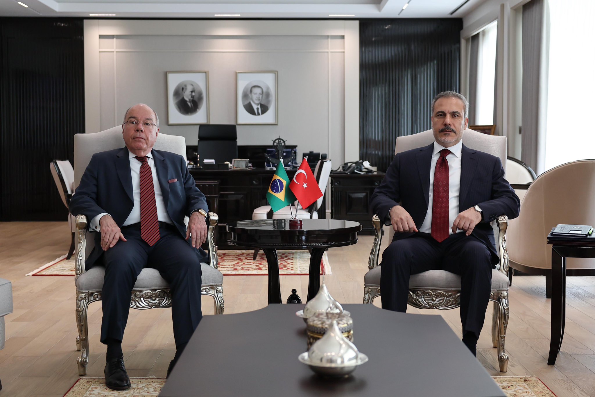 Sayın Bakanımızın Brezilyalı Mevkidaşı Mauro Vieira'yı Ağırlaması, 12 Haziran 2024, Ankara / T.C ...