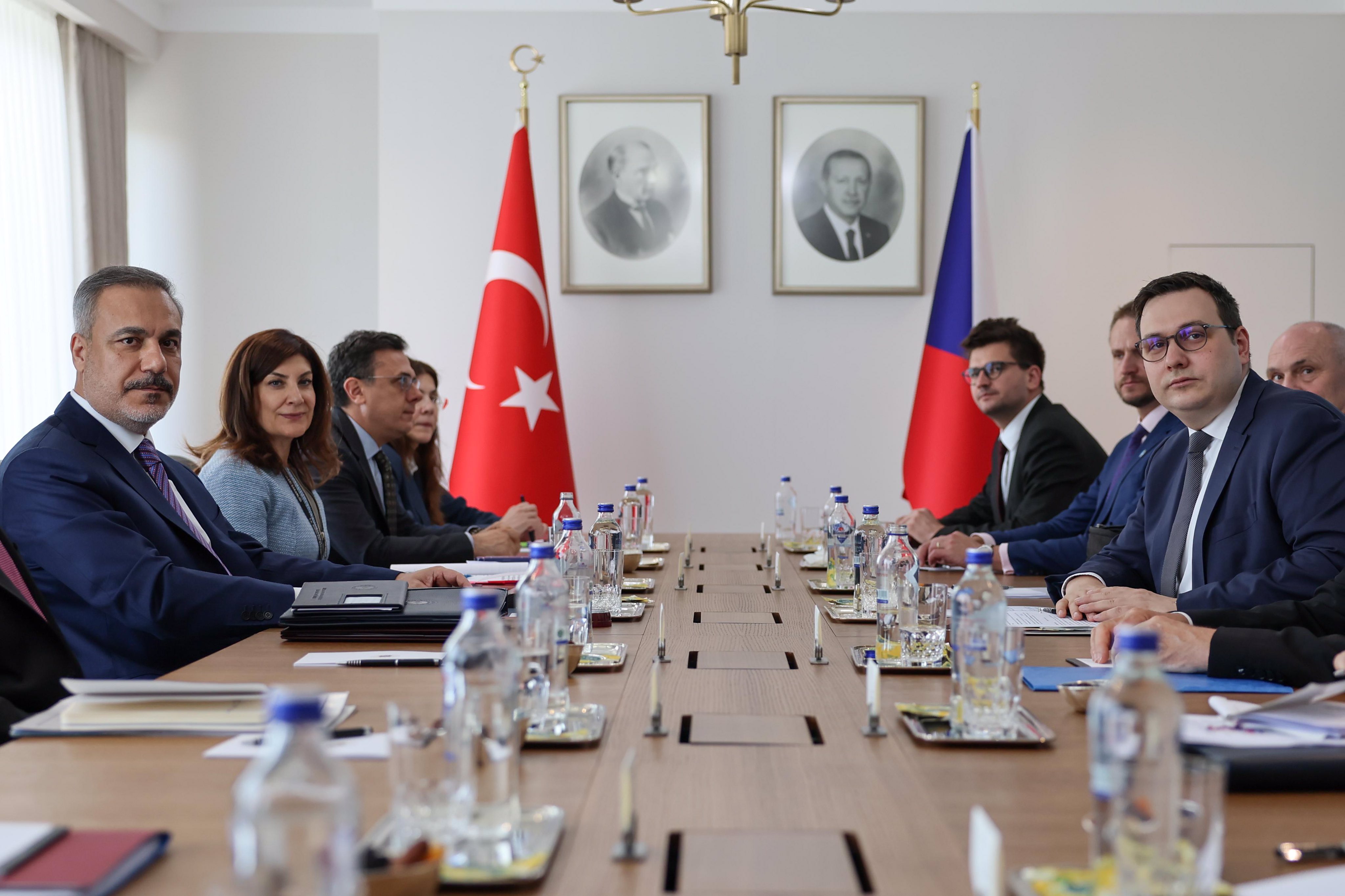 Minister of Foreign Affairs Hakan Fidan hosted Jan Lipavský, Minister ...