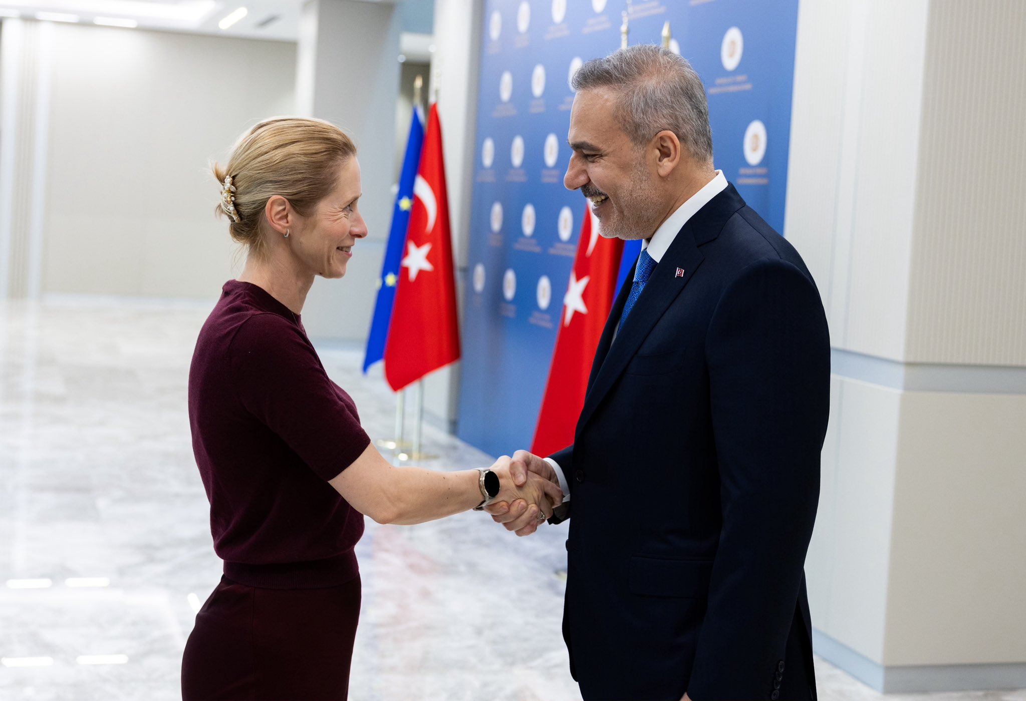 Minister of Foreign Affairs Hakan Fidan met with Kaja Kallas, EU High ...