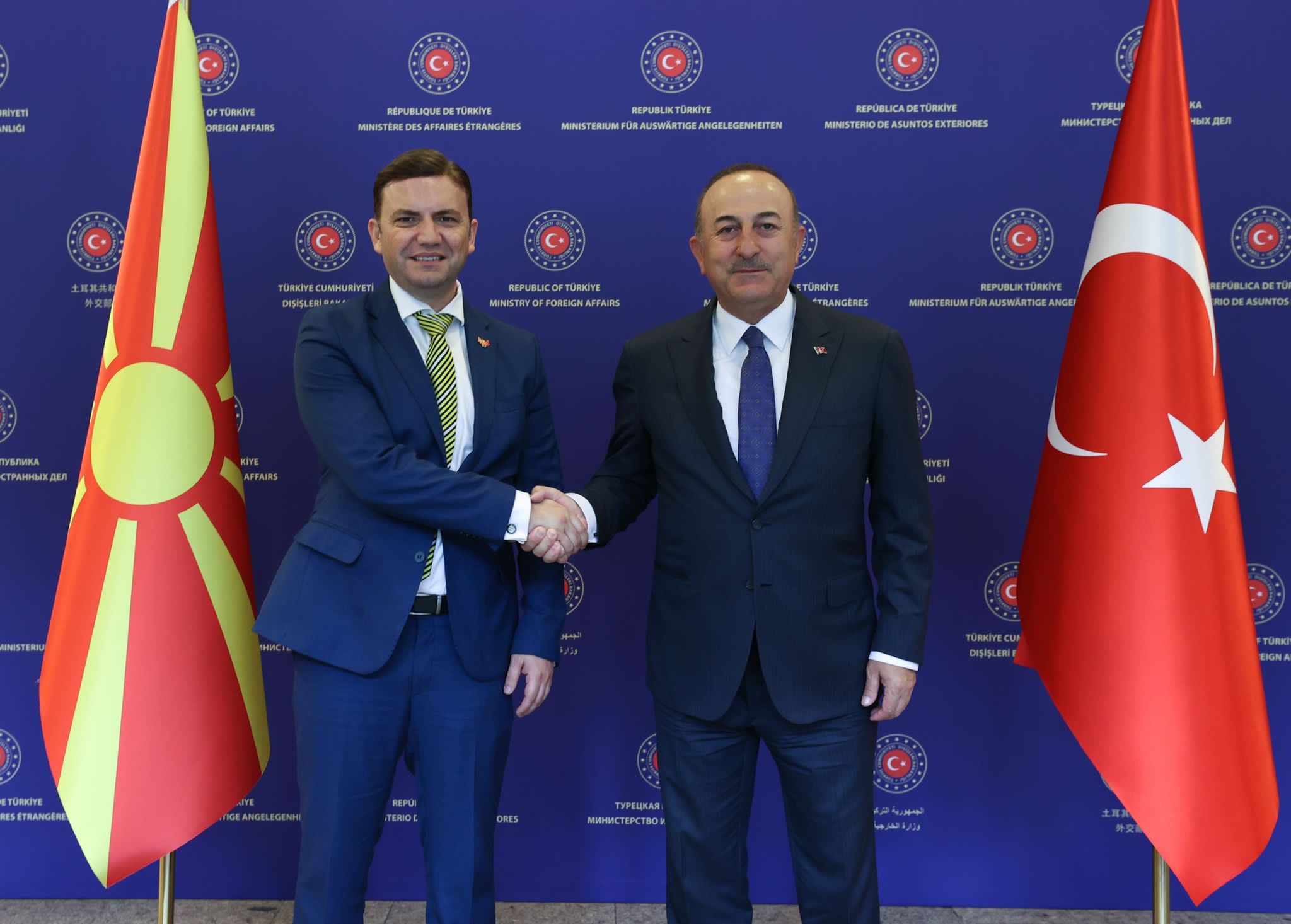Meeting of Foreign Minister Mevlüt Çavuşoğlu with Foreign Minister ...