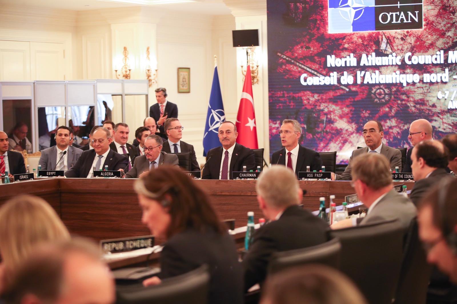 Foreign Minister Mevlüt Çavuşoğlu attended North Atlantic Council ...