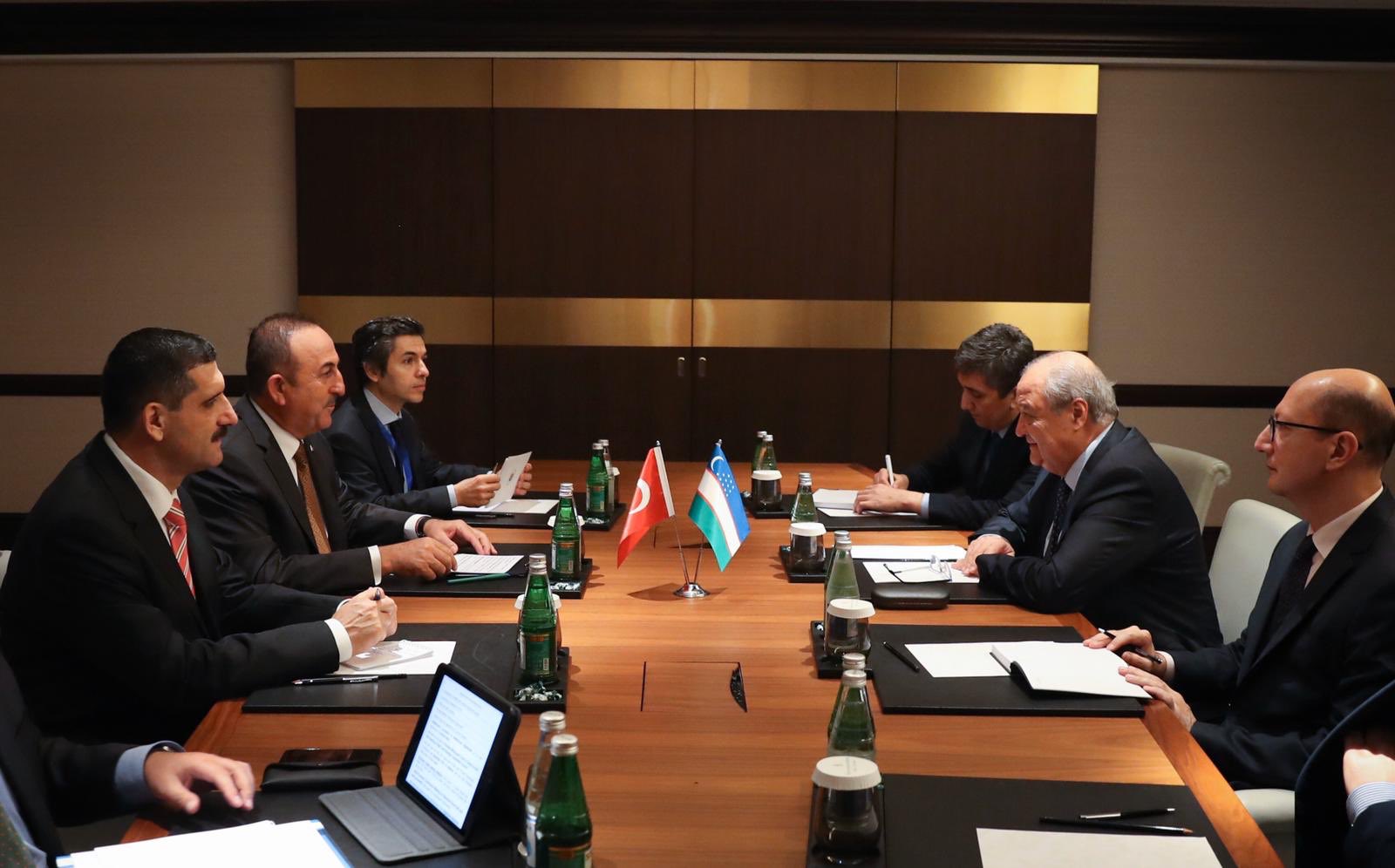 Meeting Of Foreign Minister Mevlüt Çavuşoğlu With Foreign Minister