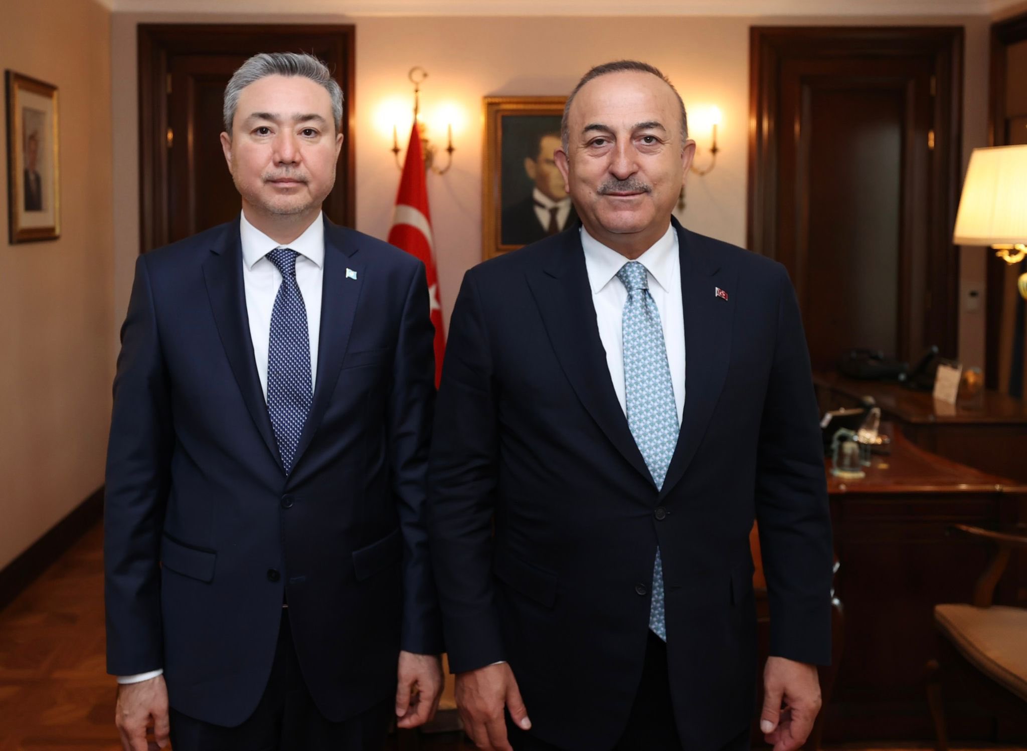 Meeting of Foreign Minister Mevlüt Çavuşoğlu with Prime Minister ...