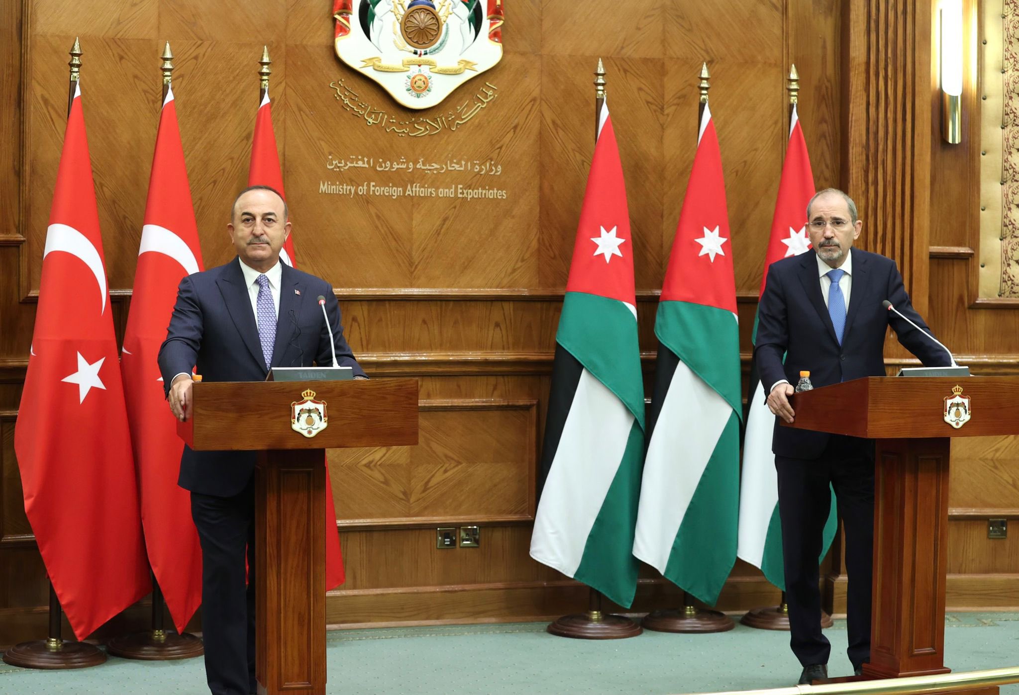 Visit Of Foreign Minister Mevlüt Çavuşoğlu To Jordan 16 17 August 2021