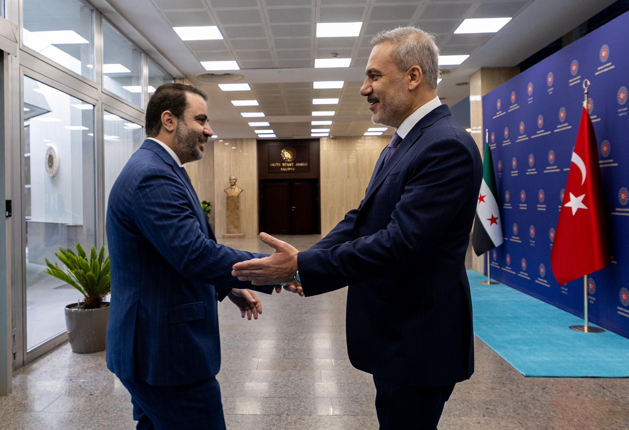 Meeting between Türkiye and Syria, 12 October 2025, Ankara / Republic ...